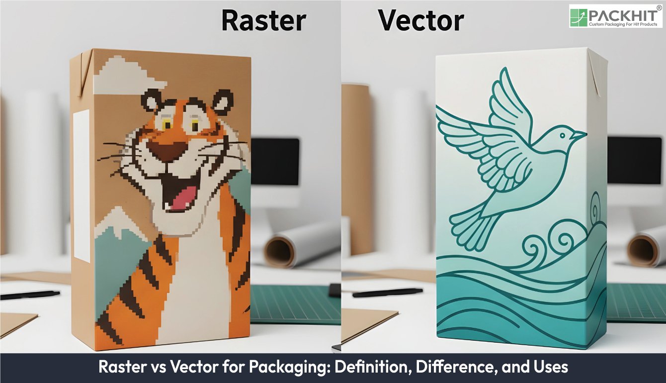 Raster vs Vector for Packaging: Definition, Difference, and Uses